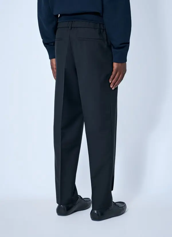 JIL SANDER Tapered Cropped-leg Trousers