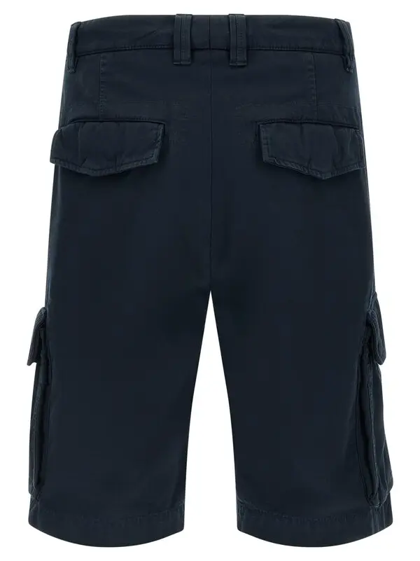 Brunello Cucinelli Cargo Bermuda Shorts - Blue