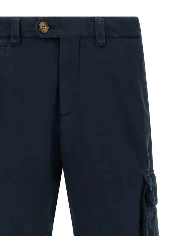 Brunello Cucinelli Cargo Bermuda Shorts - Blue