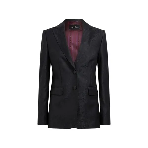 Etro Paisley Jacquard Wool Jacket
