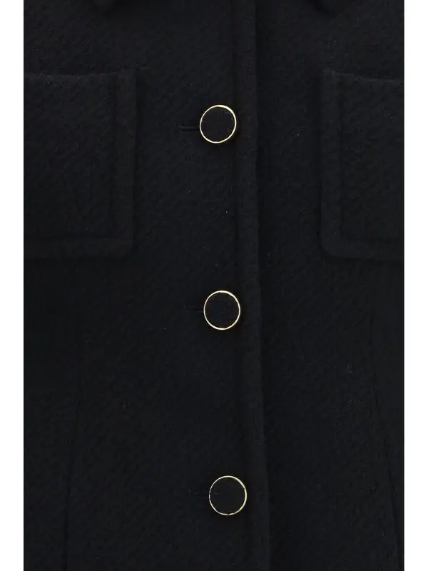 Chloé Cropped Single-breasted Tweed Blazer