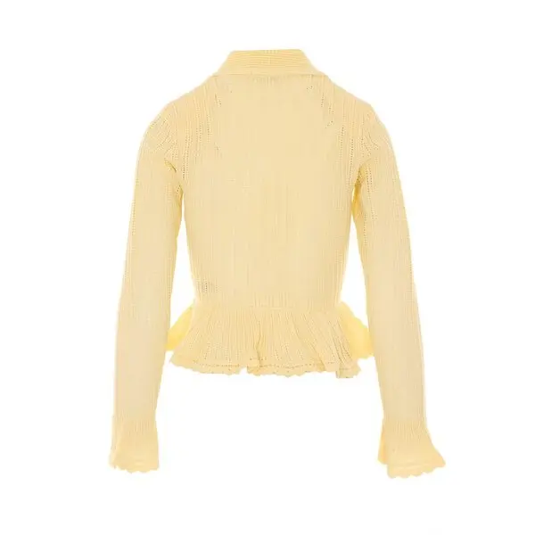 SELF-PORTRAIT Cardigan Diamond Points