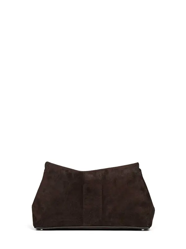 TOTEME Brown T-lock Clutch Bag