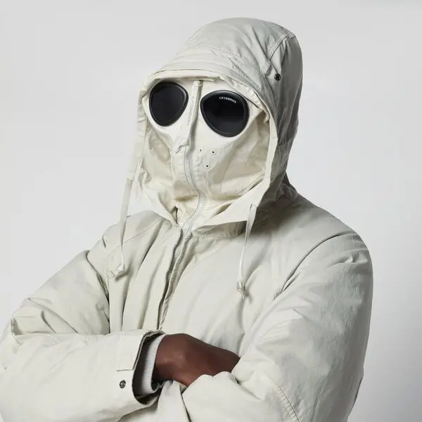 C.P. COMPANY Hooded Jacket With Goggle Lenses