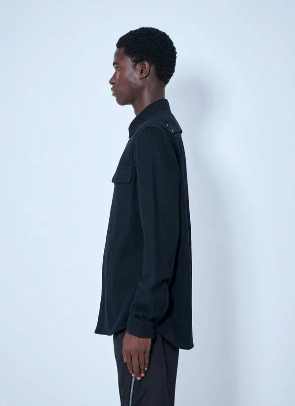Rick Owens Wool Blend Overshirt