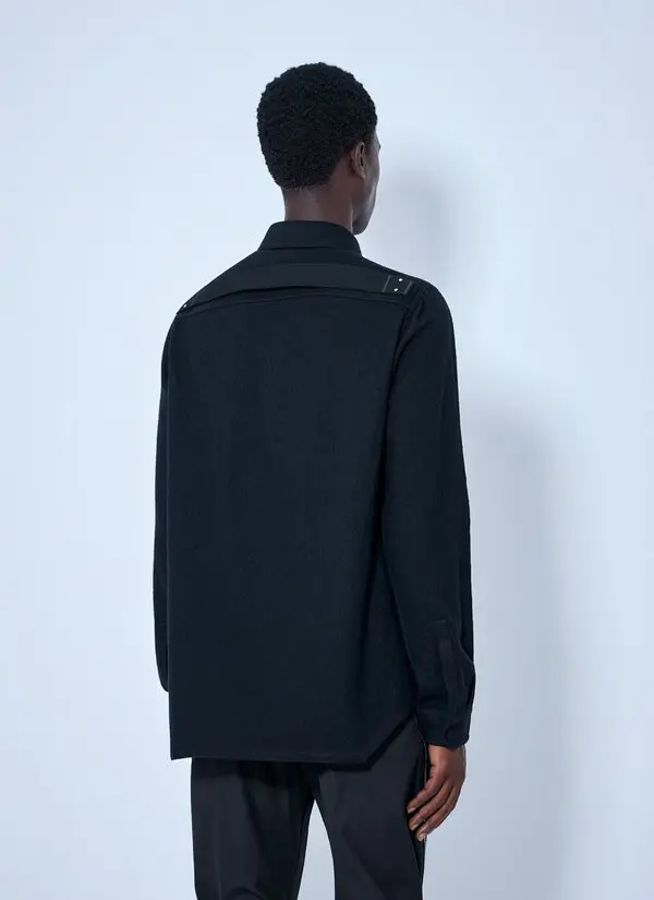 Rick Owens Wool Blend Overshirt