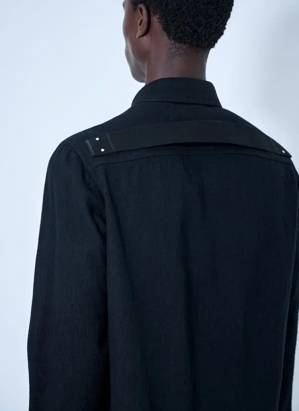 Rick Owens Wool Blend Overshirt
