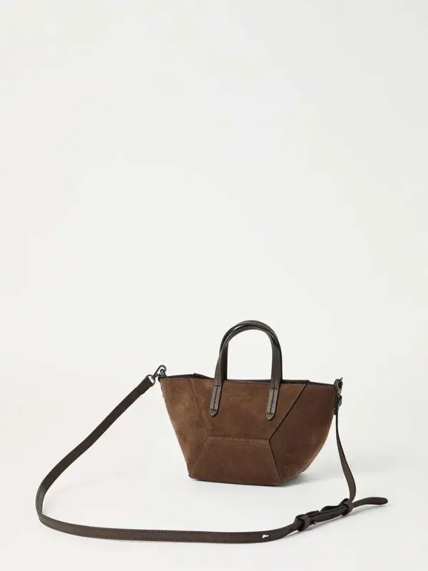 Brunello Cucinelli Duo Shoulder Bag - Brown