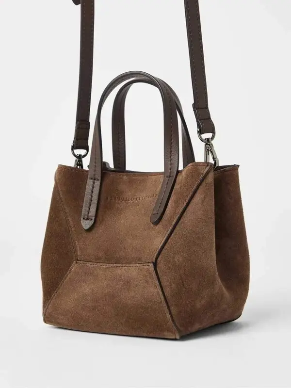 Brunello Cucinelli Duo Shoulder Bag - Brown