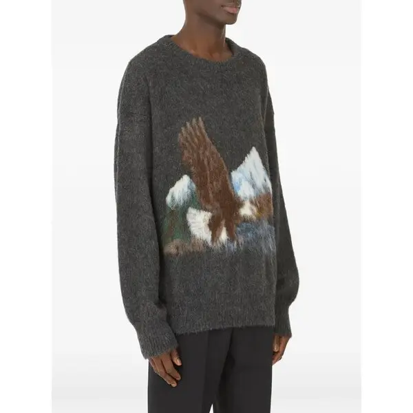 MAISON MARGIELA Grey Sweaters & Knitwear Jumpers - Gray