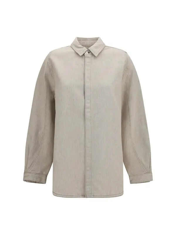 Jacquemus Amelo-de-nîmes Denim Shirt - Cream