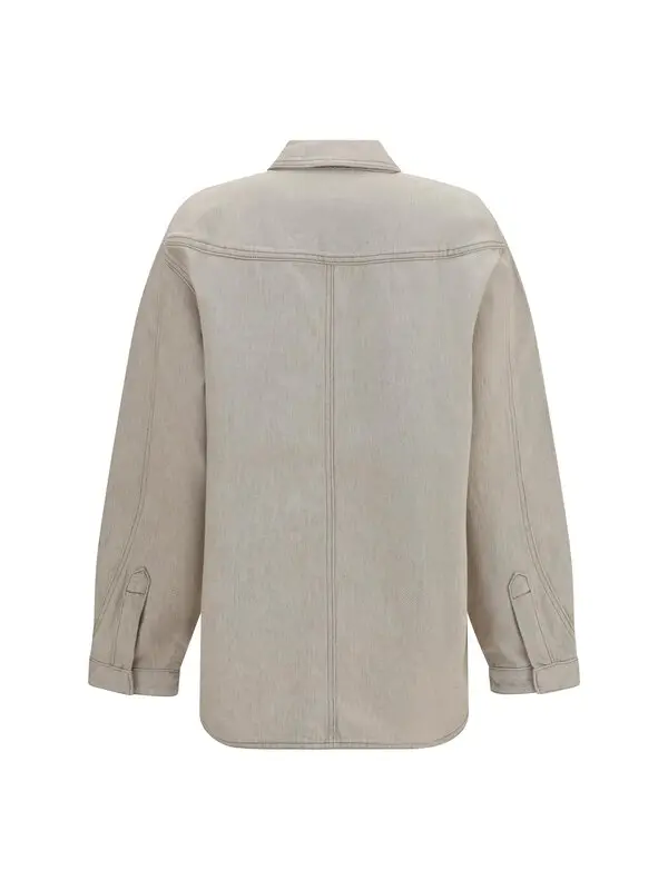 Jacquemus Amelo-de-nîmes Denim Shirt - Cream