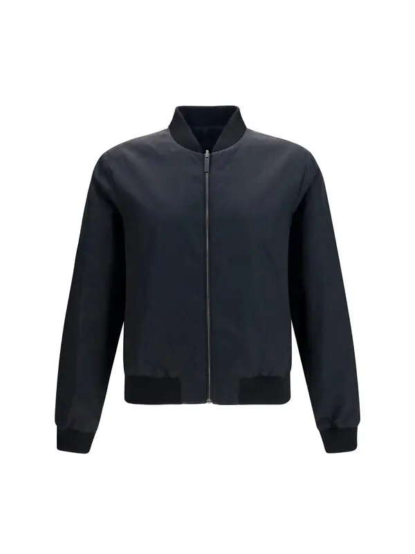 Gucci Reversible Zip Jacket In Lightweight Silk Faille
