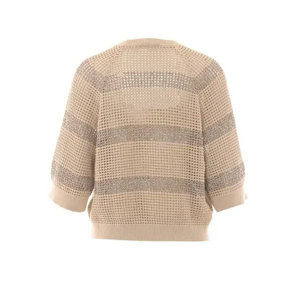 Brunello Cucinelli Knit Striped T-shirt