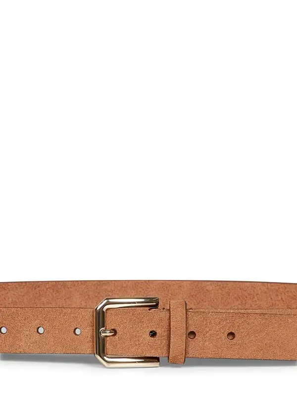 Brunello Cucinelli Light Brown Reversed Leather Belt