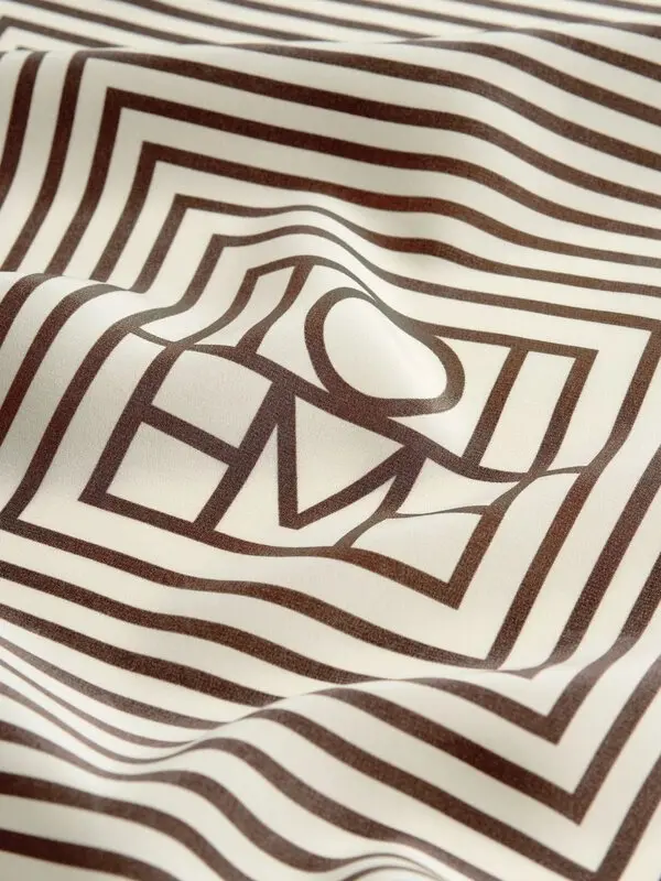 TOTEME Monogram Silk Foulard