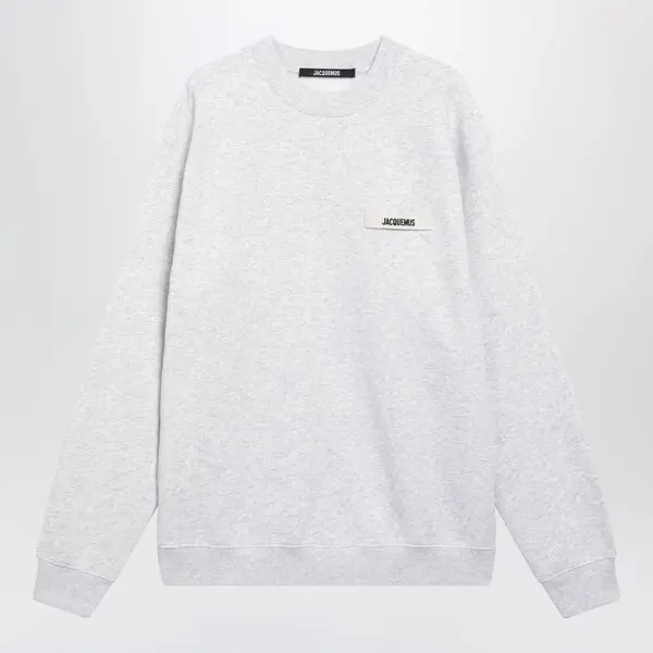 Jacquemus Cotton Fleece Sweatshirt - Gray