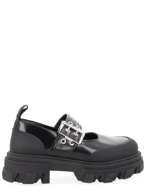 GANNI Ballerina With Logo Buckle
