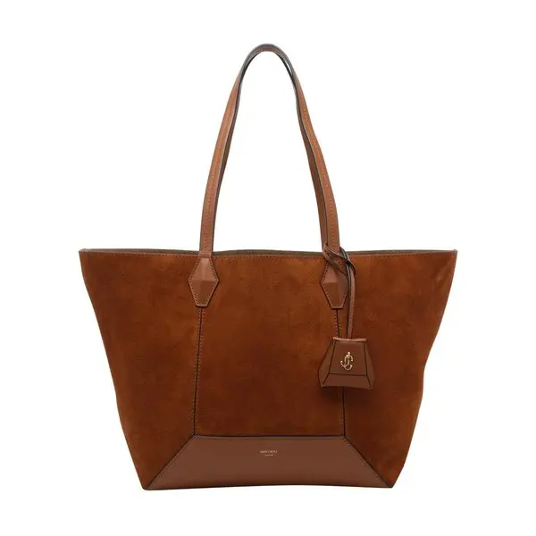 JIMMY CHOO Medium Diamond Tote Bag - Brown