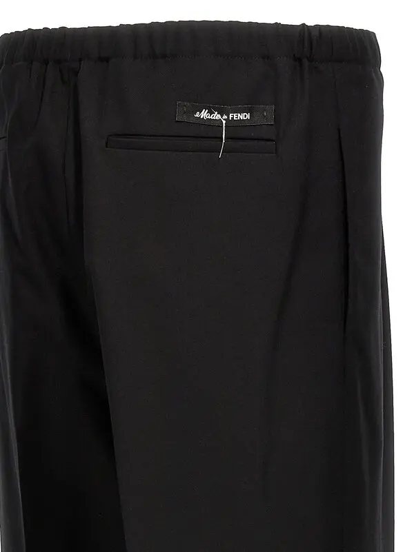 Fendi Cool Wool Pants - Black