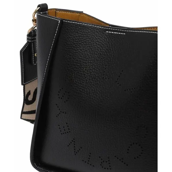 Stella McCartney Logo Square Crossbody Bag - Black