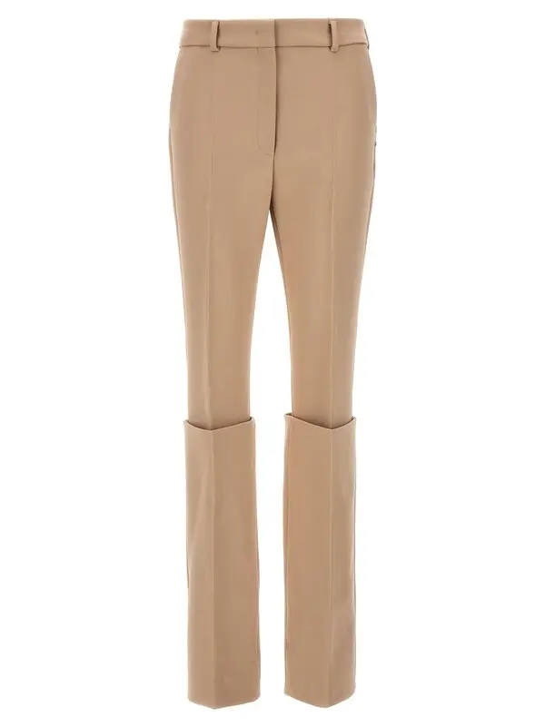 Sportmax Holiday Wool-blend Pants - Cream