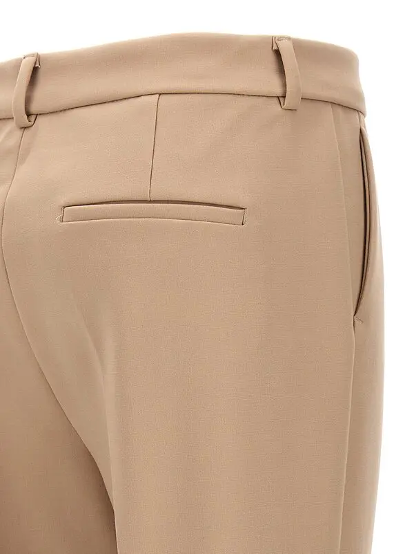 Sportmax Holiday Wool-blend Pants - Cream