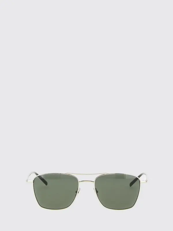 Saint Laurent Metal And Acetate Sl 866 Sunglasses - Silver