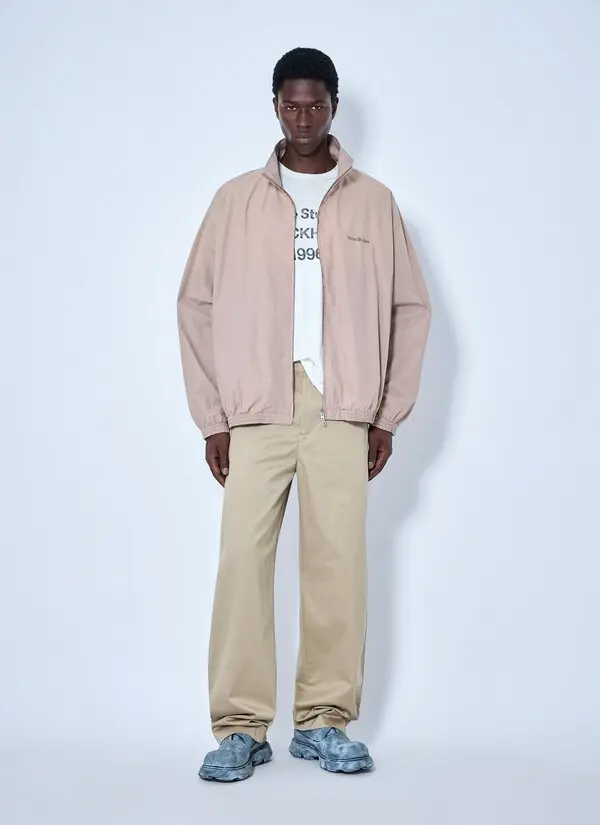Acne Studios Cotton Satin Tailored Trousers