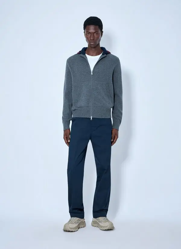 Moncler Straight Leg Tailored Trousers - Blue