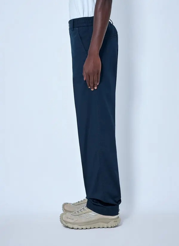 Moncler Straight Leg Tailored Trousers - Blue