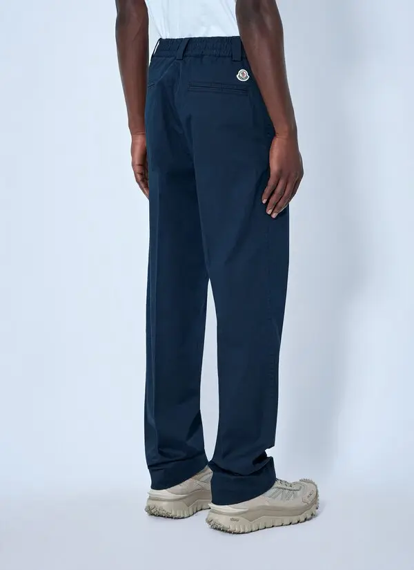 Moncler Straight Leg Tailored Trousers - Blue