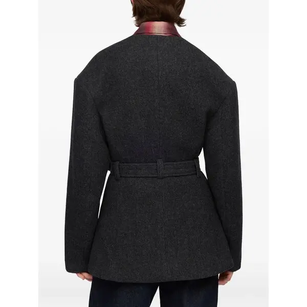 GANNI Grey Jackets Oversized Jackets