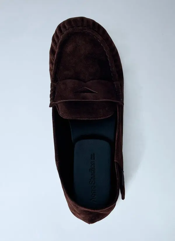 Acne Studios Suede Saddle Loafers