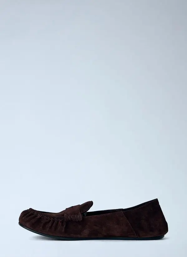 Acne Studios Suede Saddle Loafers