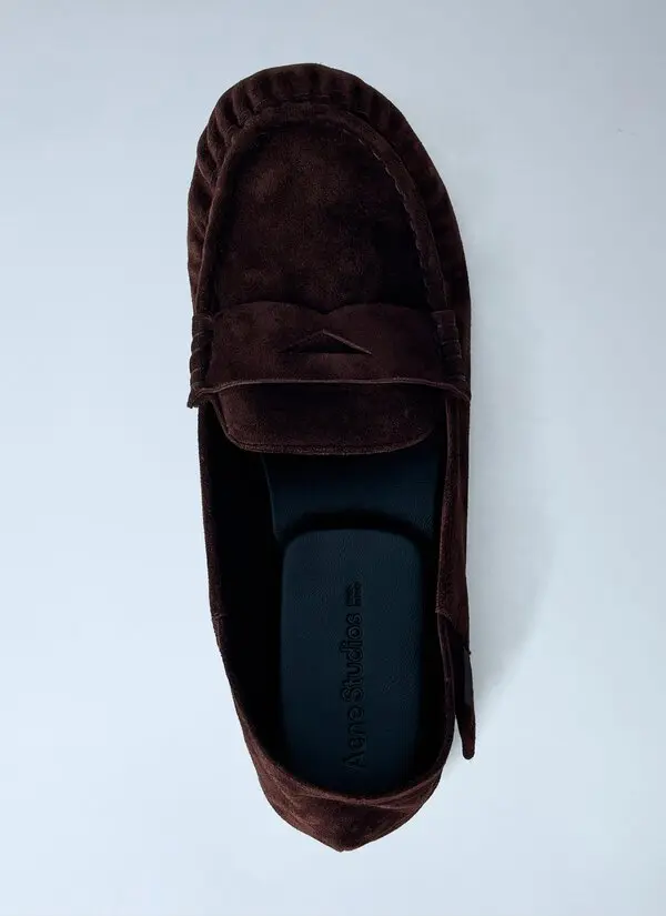 Acne Studios Suede Saddle Loafers