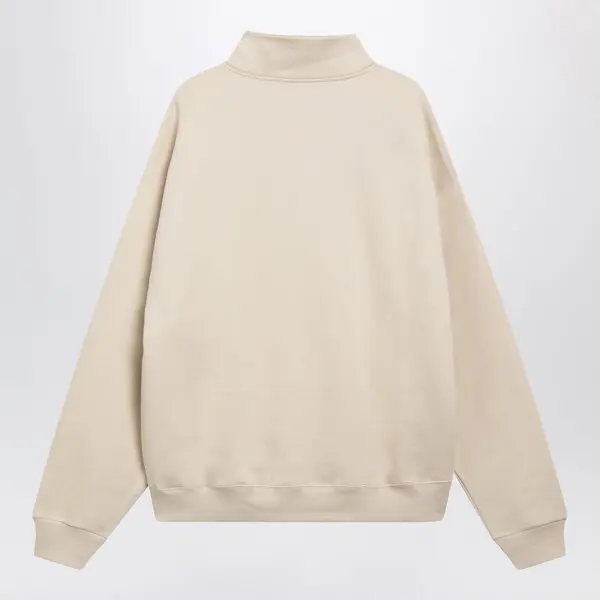 Jacquemus Half-zip Sweatshirt With Logo - Cream