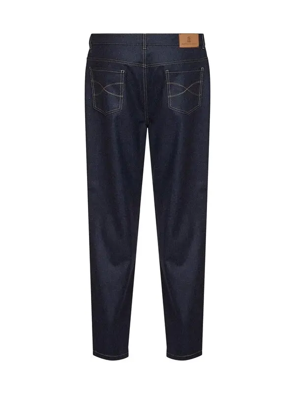 Brunello Cucinelli Virgin Wool Flannel Trousers - Multicolor