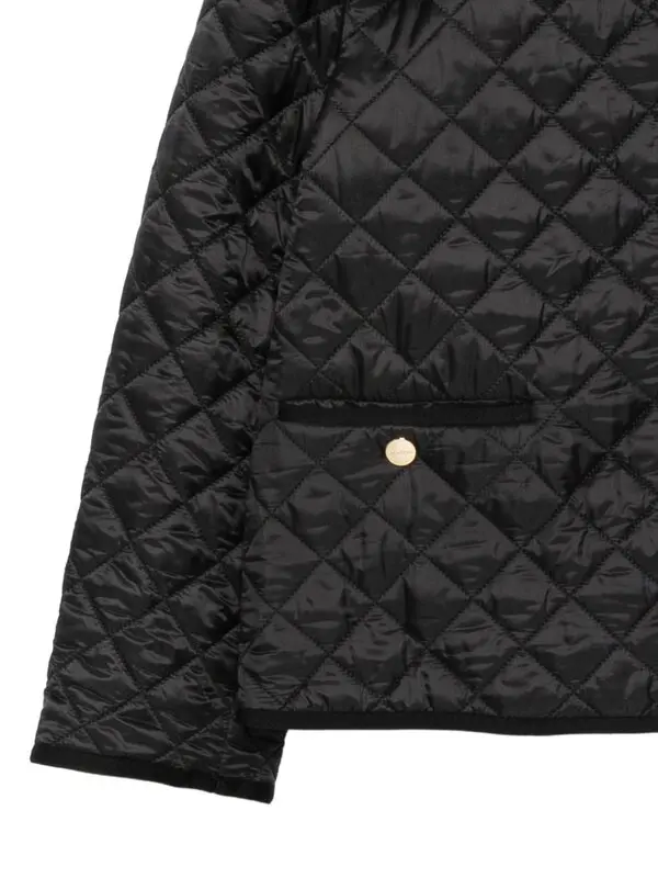 Max Mara Nylon Quilted Blouson Jacket - Multicolor
