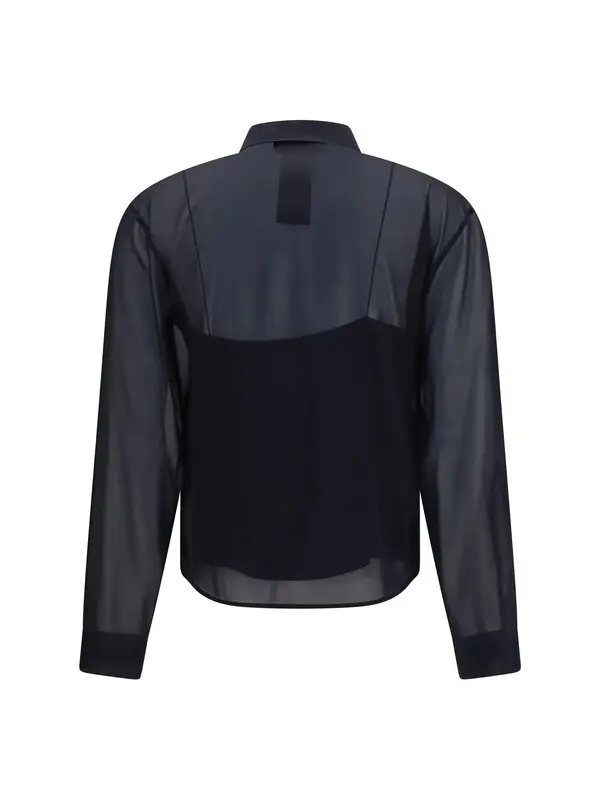 Gucci Stretch Silk Chiffon Shirt