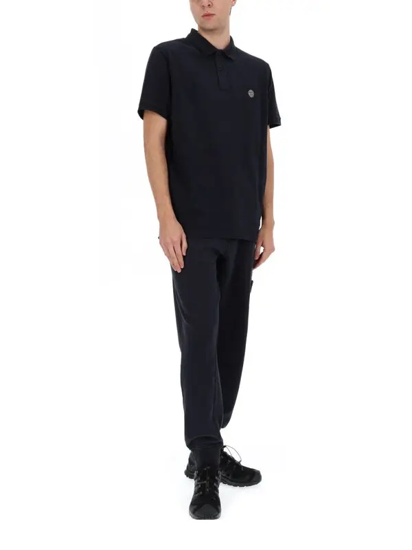 Stone Island Jogger Pants With Logo Patch