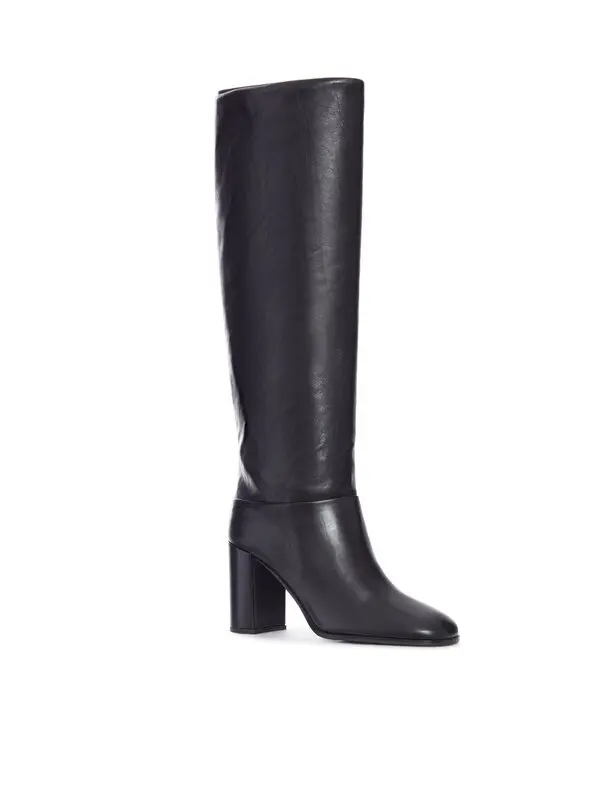 Prada Leather Heel Boots