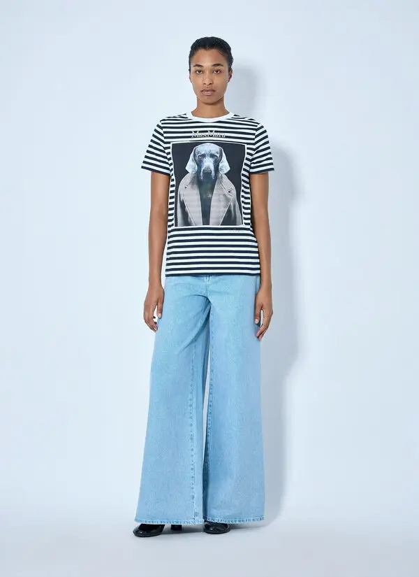 Max Mara Wide-leg Denim Trousers