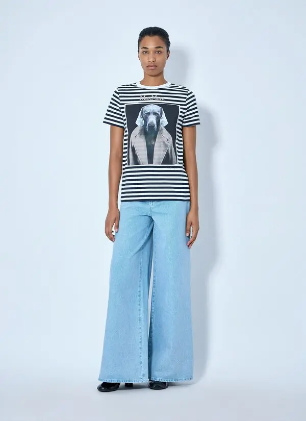 Max Mara Wide-leg Denim Trousers - Blue