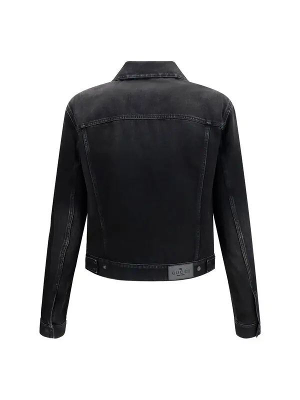 Gucci Cotton Denim Jacket - Blue