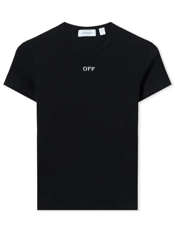 Off-White Basic T-shirt With Logo