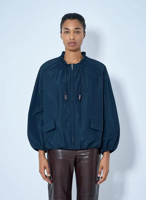 Max Mara Water-repellent Taffeta Bomber Jacket