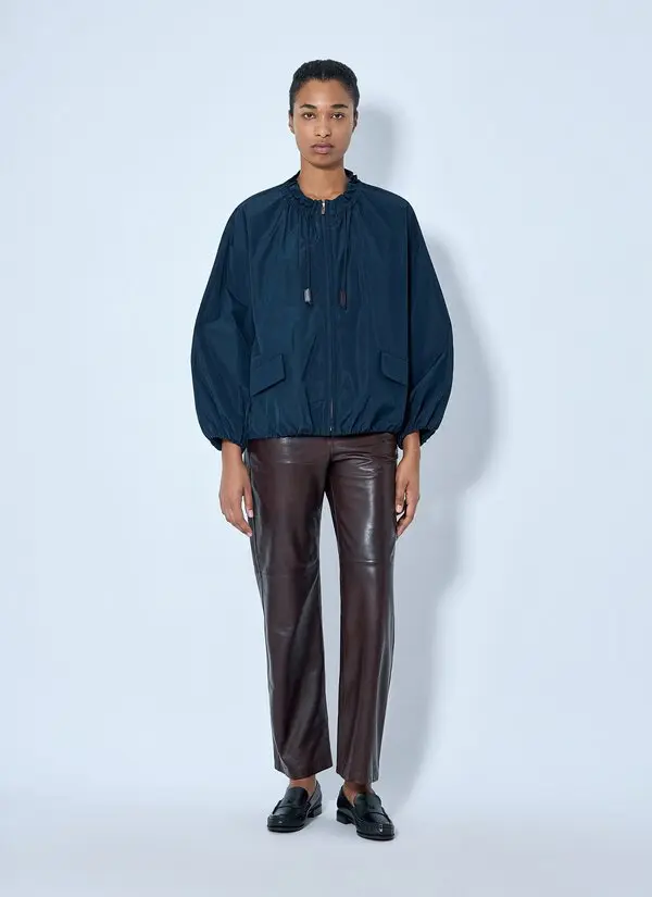 Max Mara Water-repellent Taffeta Bomber Jacket