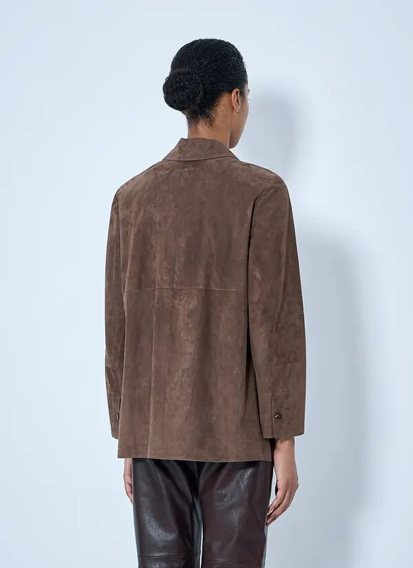 Max Mara Suede Shirt Jacket