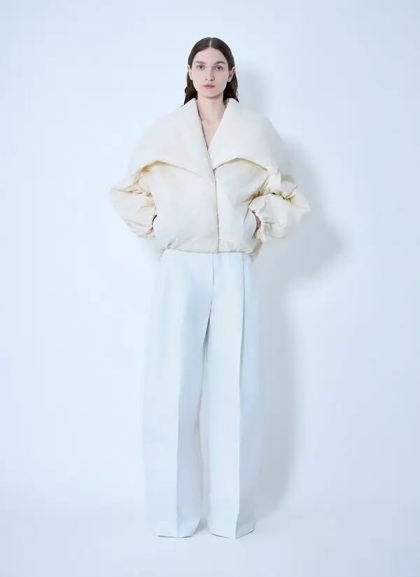 Jacquemus The Châle Bomber Jacket - White